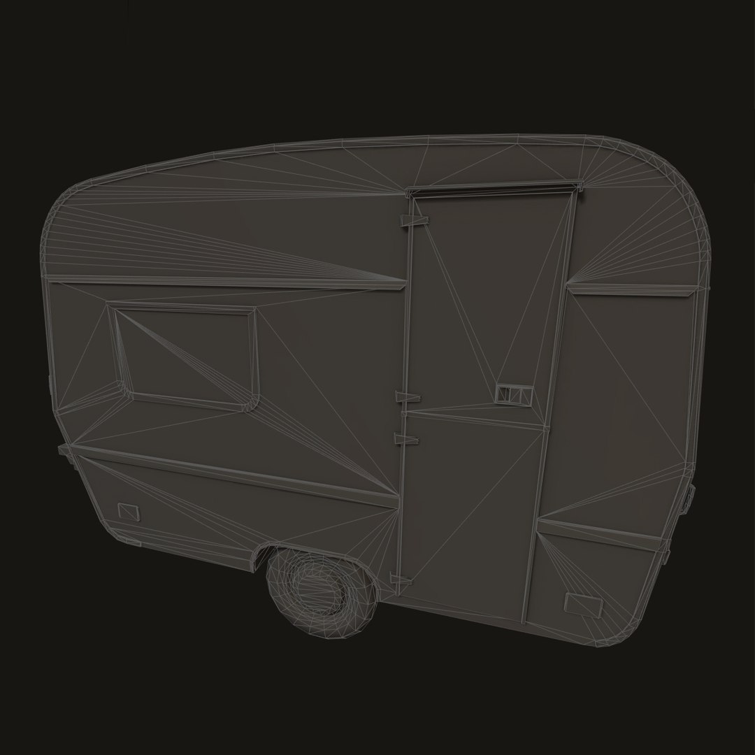 Caravan Trailer 3d Max