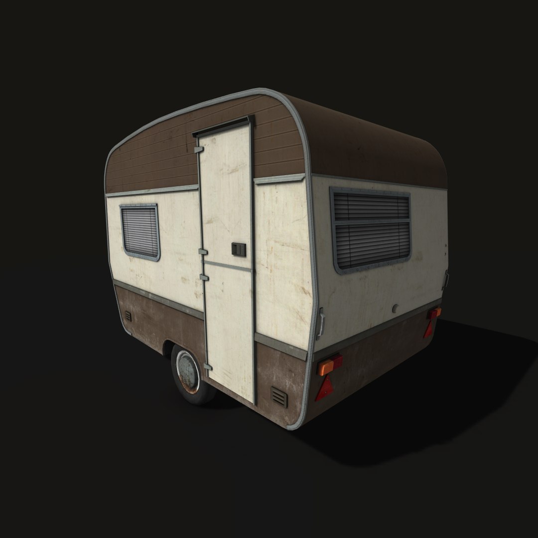 Caravan Trailer 3d Max