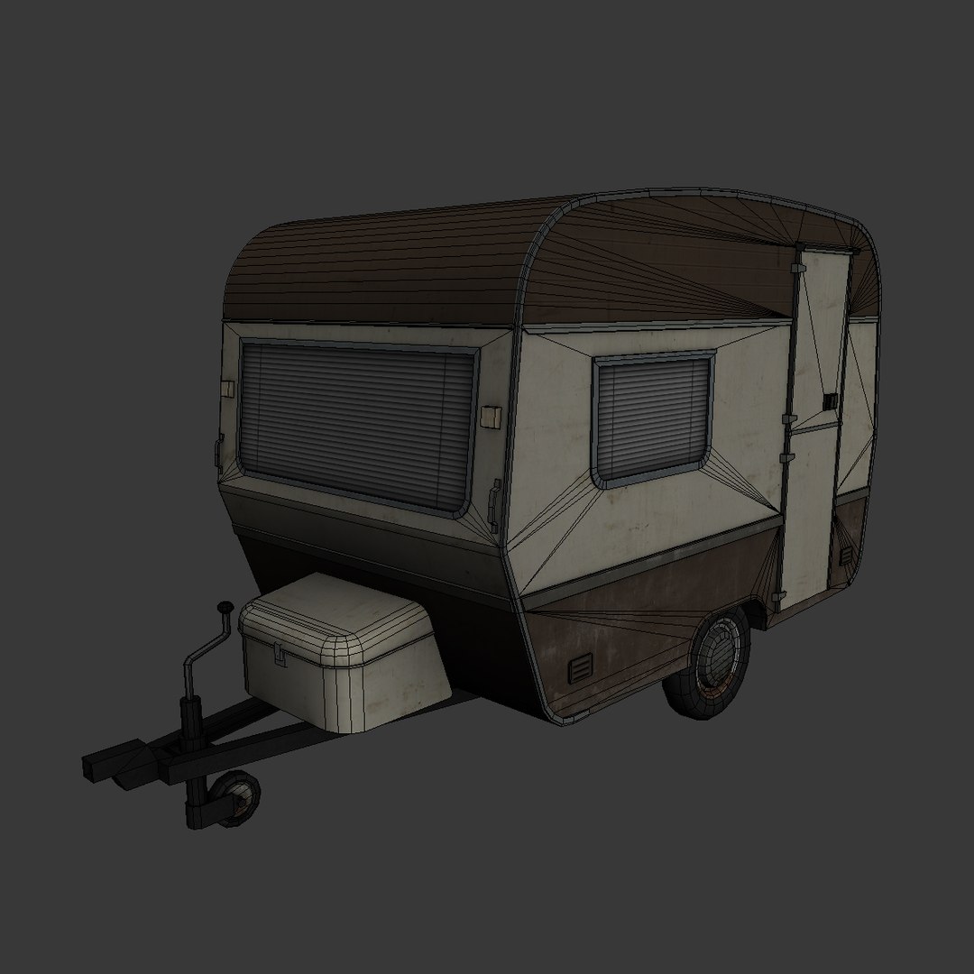 Caravan Trailer 3d Max