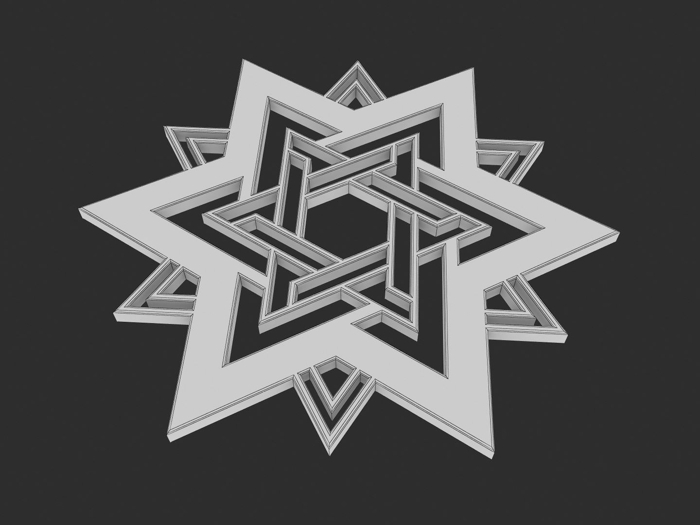 3D Star David - TurboSquid 1417194