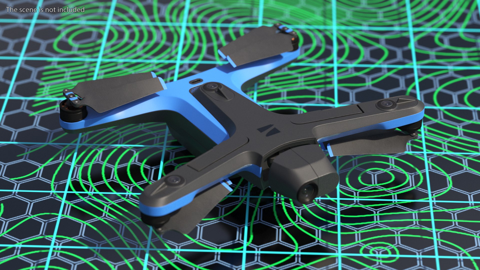 3D Autonomous Drone Skydio 2 Plus Off State Rigged Model - TurboSquid ...