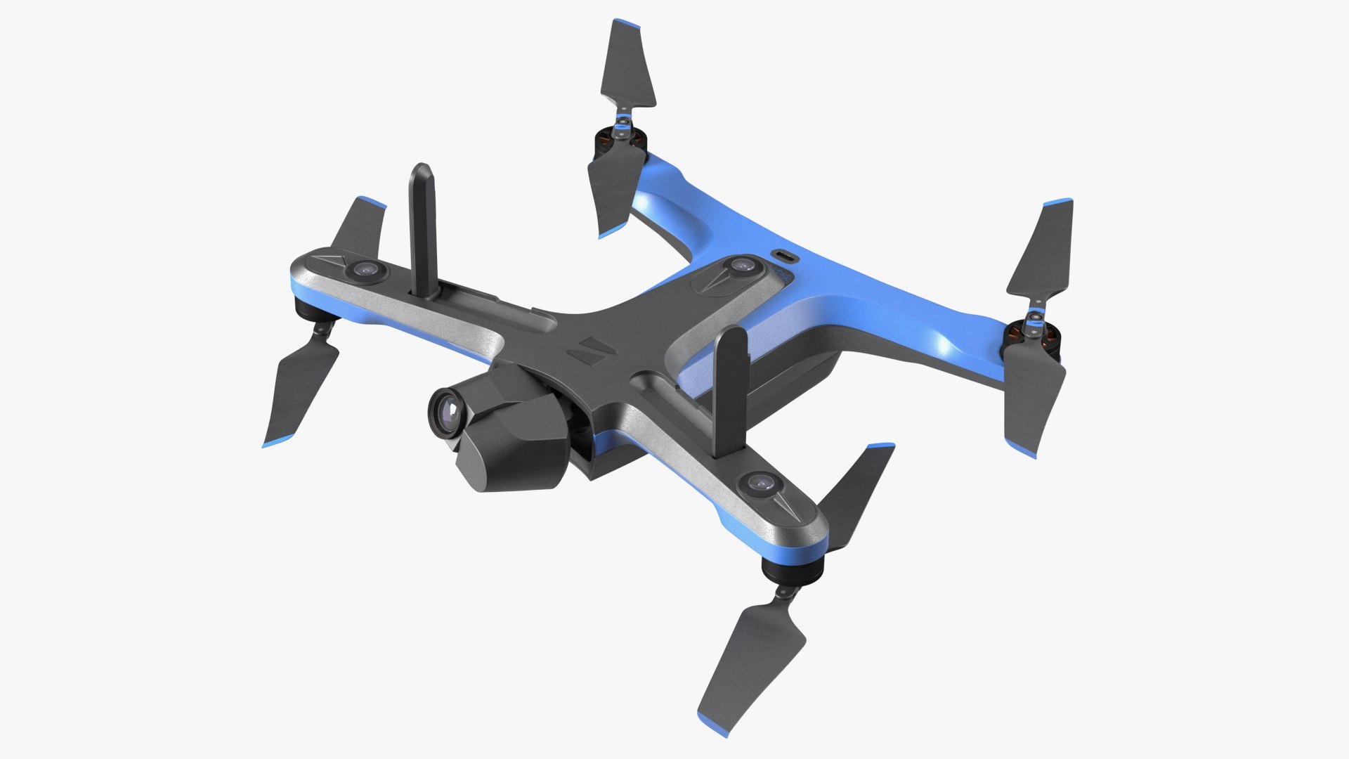 3D Autonomous Drone Skydio 2 Plus Off State Rigged model - TurboSquid ...