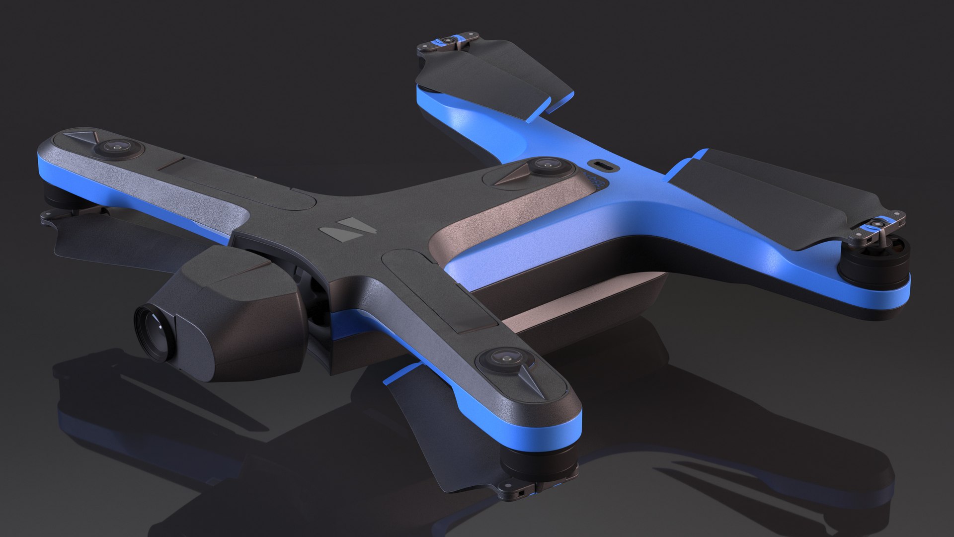 3D Autonomous Drone Skydio 2 Plus Off State Rigged Model - TurboSquid ...