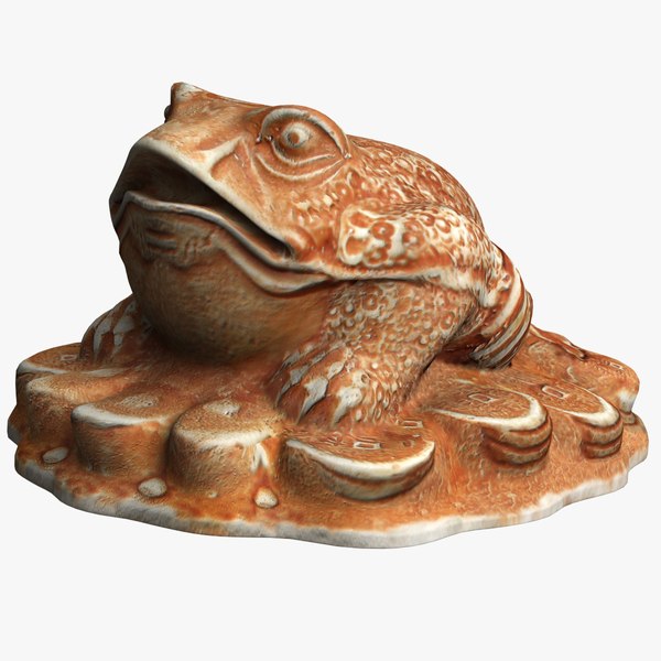 modelo 3d Estatua de la rana - TurboSquid 1709552