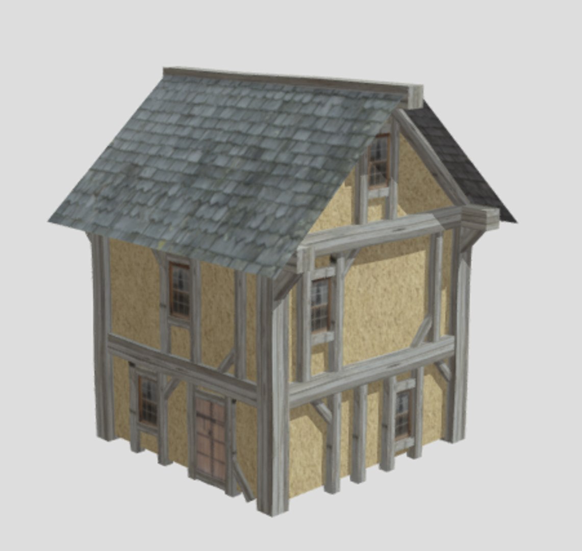 3D Model Medieval House - TurboSquid 1573173