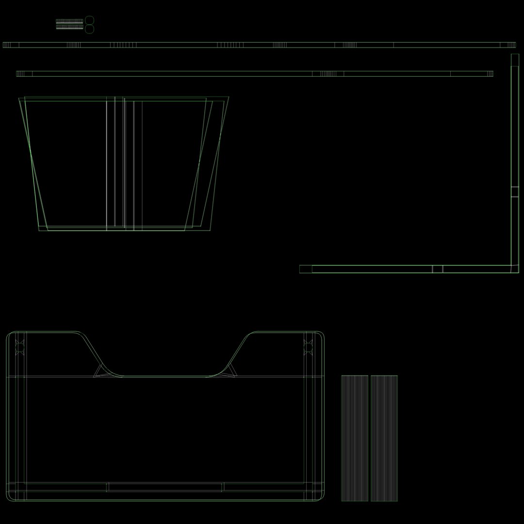 PC Table 3D Model - TurboSquid 1745840