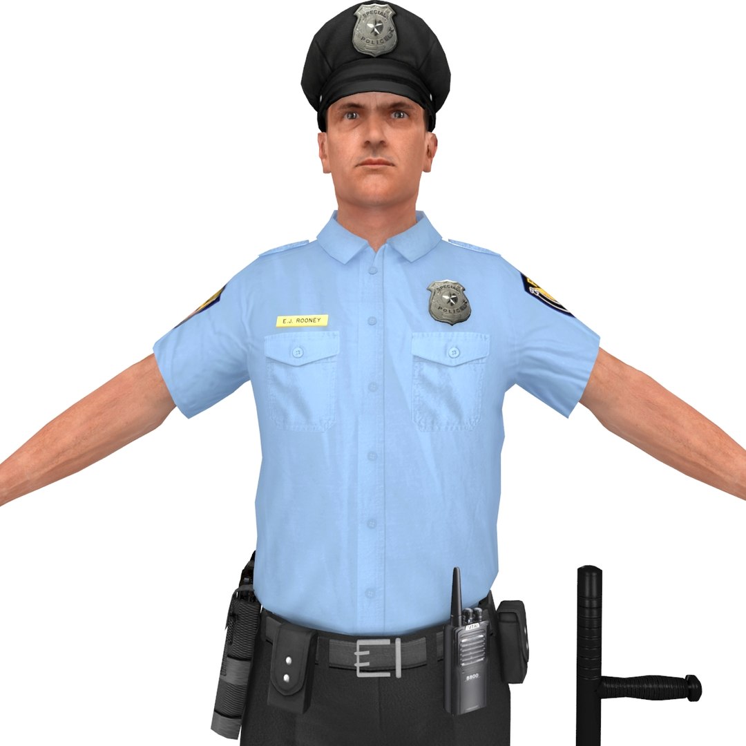 Police Officer 3D Model - TurboSquid 1353609