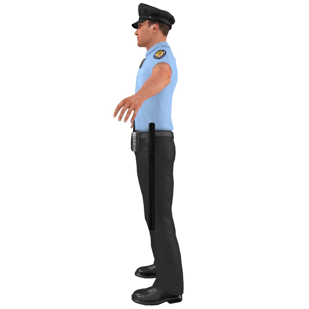 Police Officer 3D Model - TurboSquid 1353609