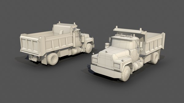 3D model Mack R688T Dump truck s06 1988 - TurboSquid 1862401