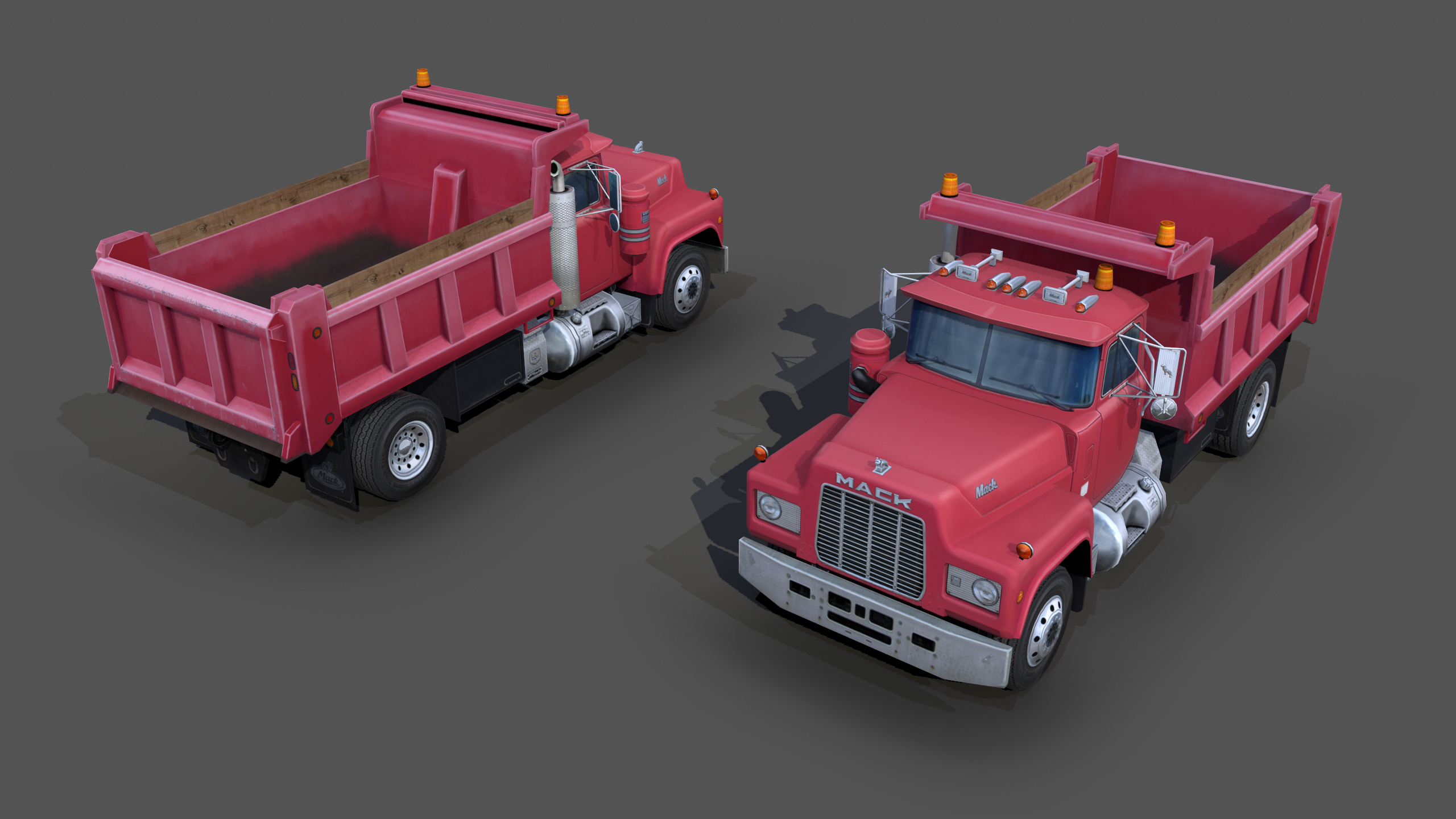 3D model Mack R688T Dump truck s06 1988 - TurboSquid 1862401