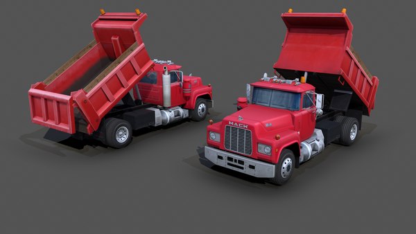 3D model Mack R688T Dump truck s06 1988 - TurboSquid 1862401
