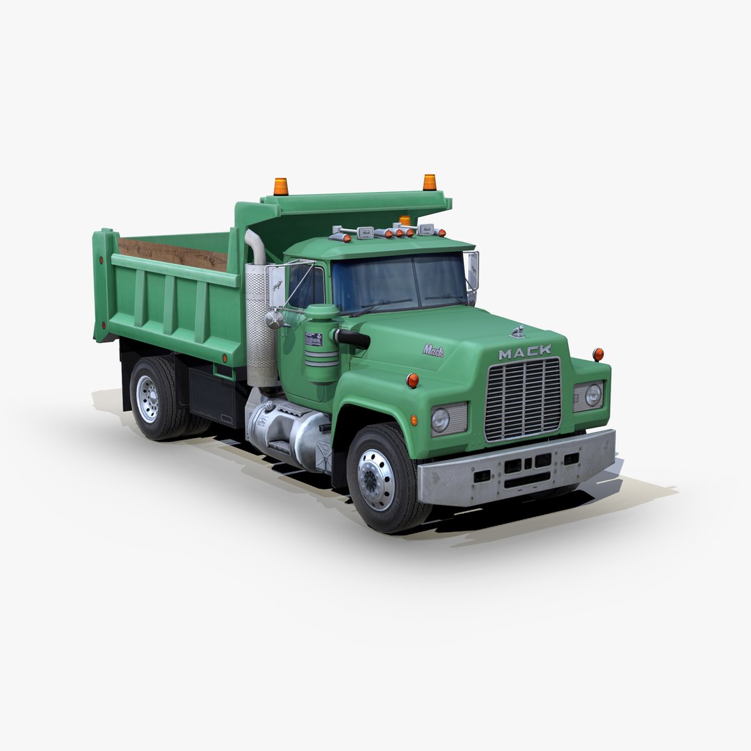3D Model Mack R688T Dump Truck S06 1988 - TurboSquid 1862401
