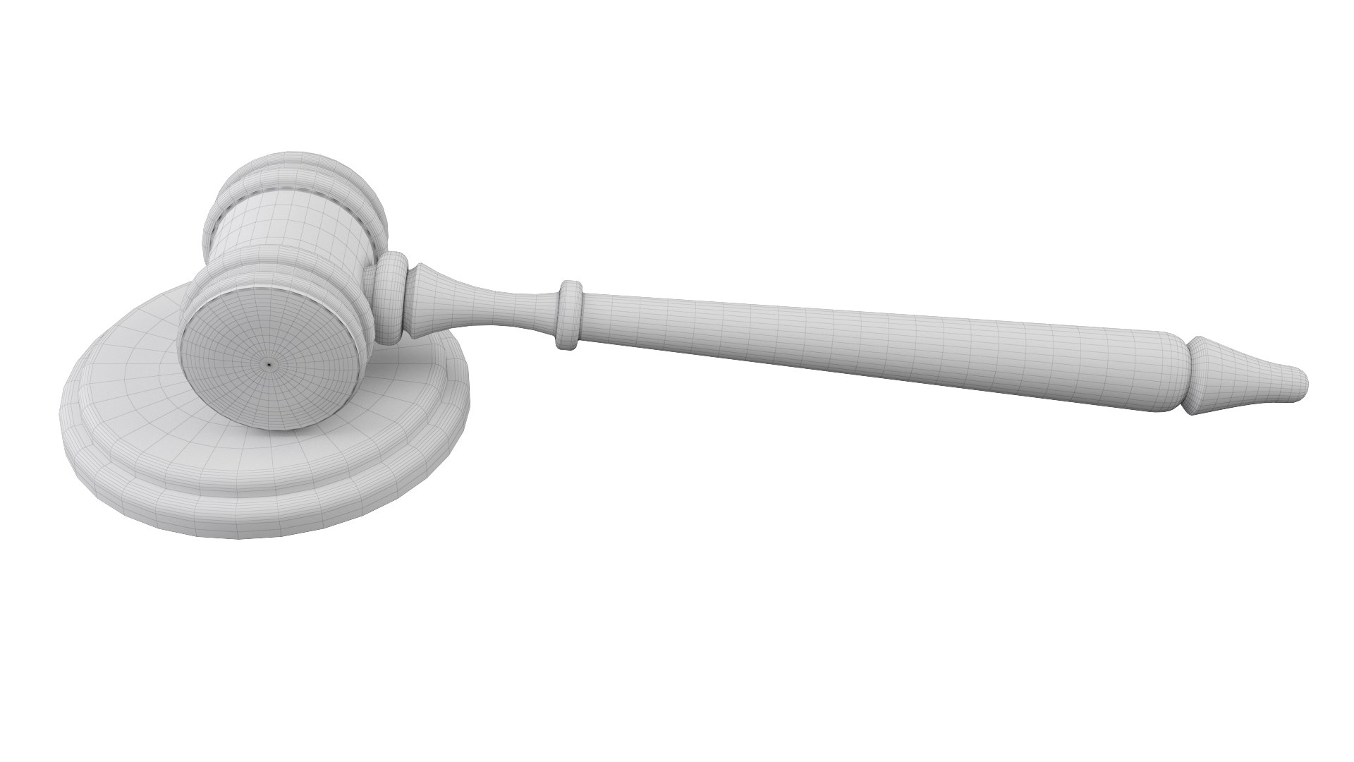 Judge Gavel 3D Model - TurboSquid 1680291