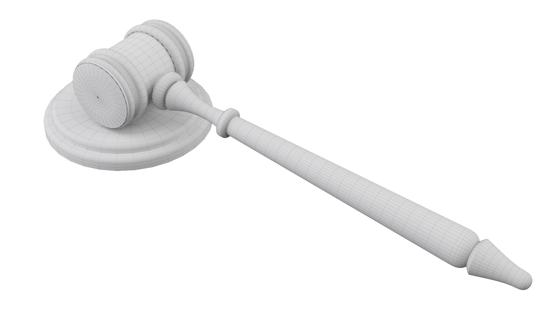 Judge Gavel 3D Model - TurboSquid 1680291
