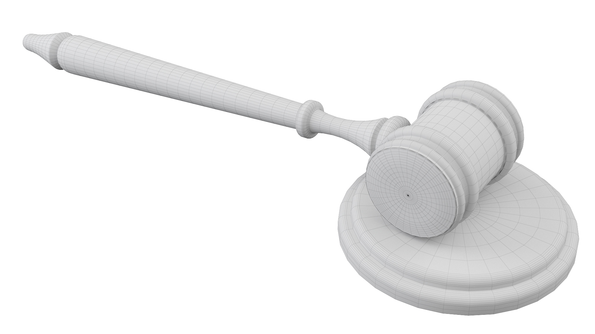Judge gavel 3D model - TurboSquid 1680291