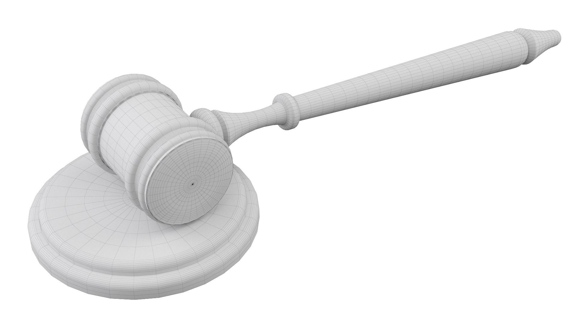 Judge Gavel 3D Model - TurboSquid 1680291