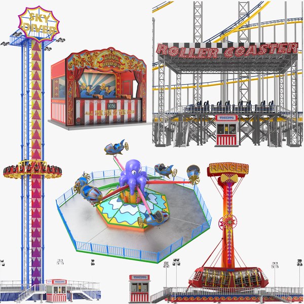 Amusement Park Games Clipart
