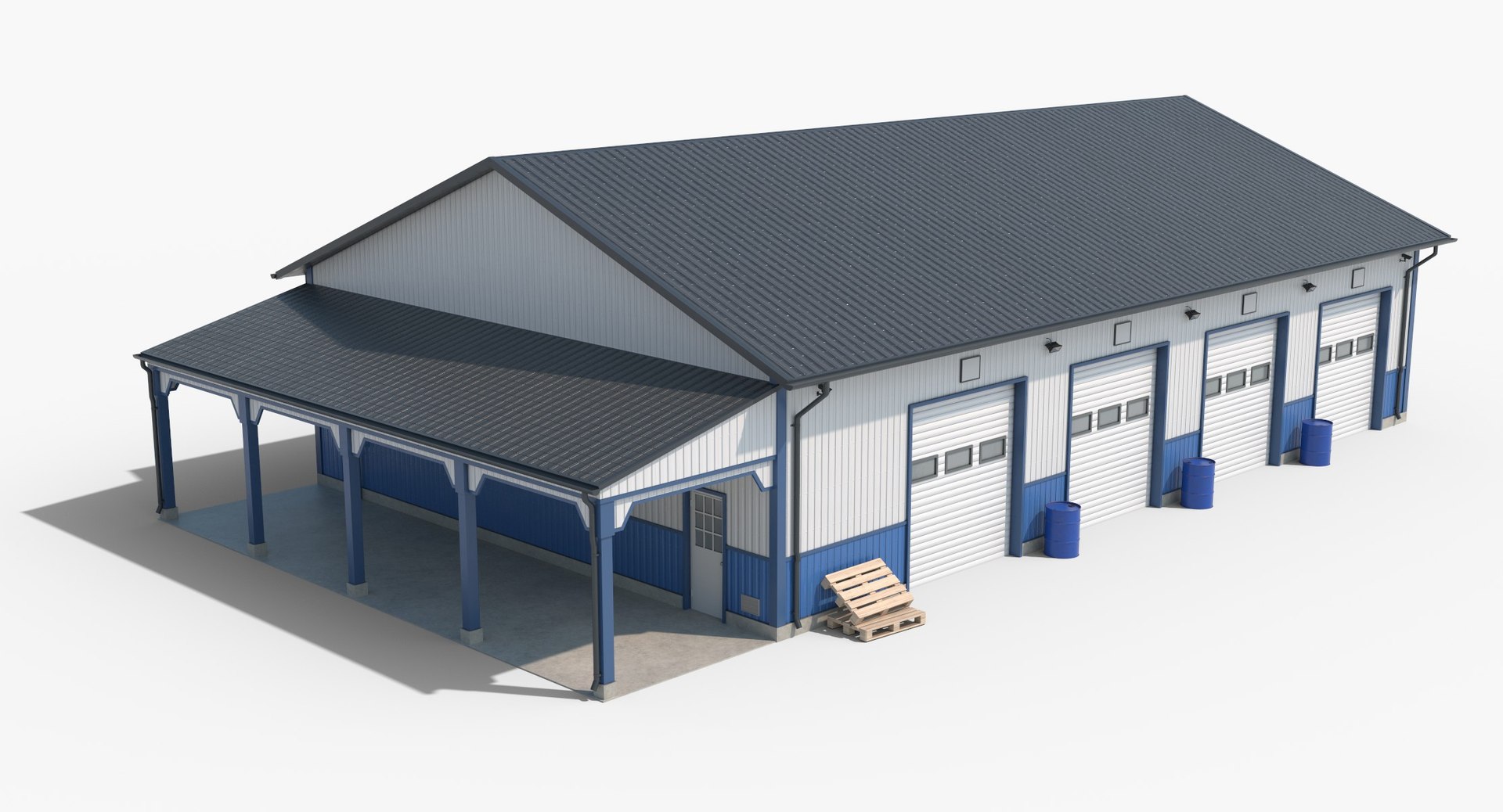 3D Model Industrial Buildings Bundle - TurboSquid 2379117