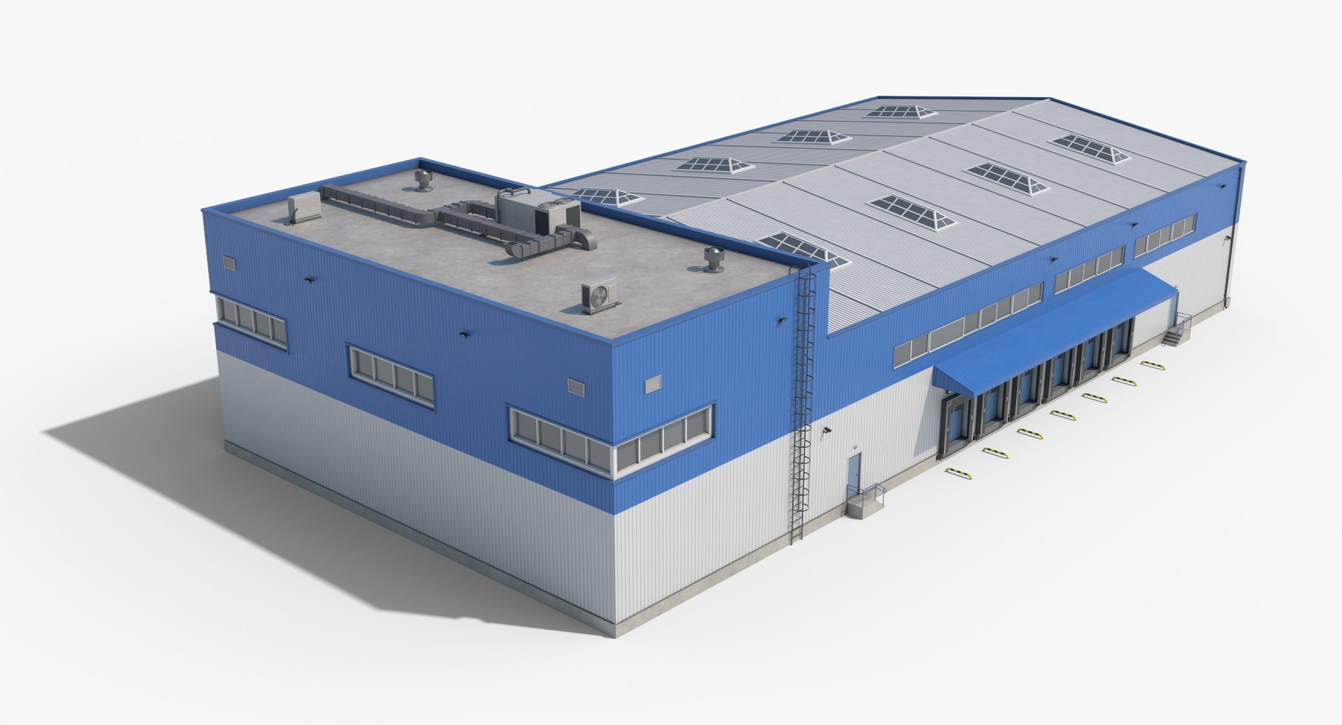 3D Model Industrial Buildings Bundle - TurboSquid 2379117