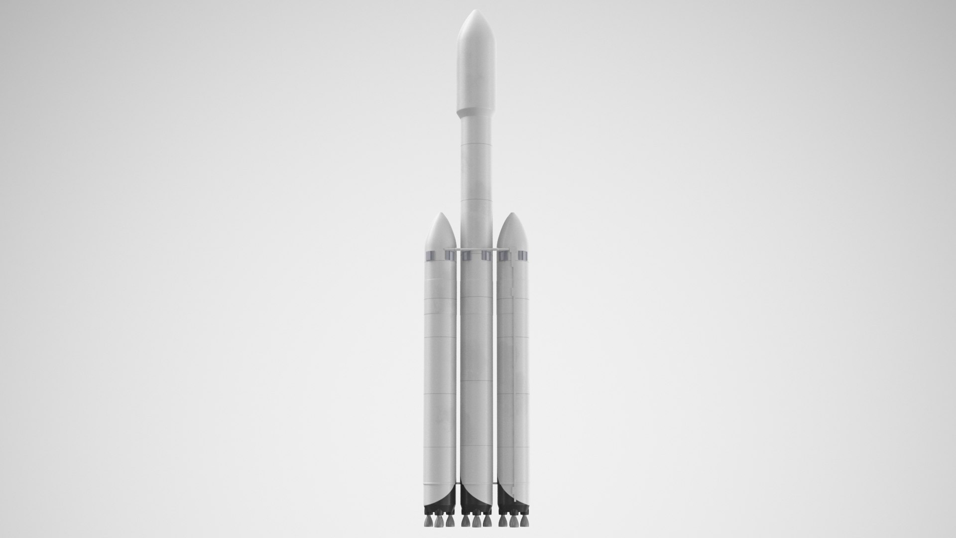 3D Falcon Heavy Rocket - TurboSquid 1543495