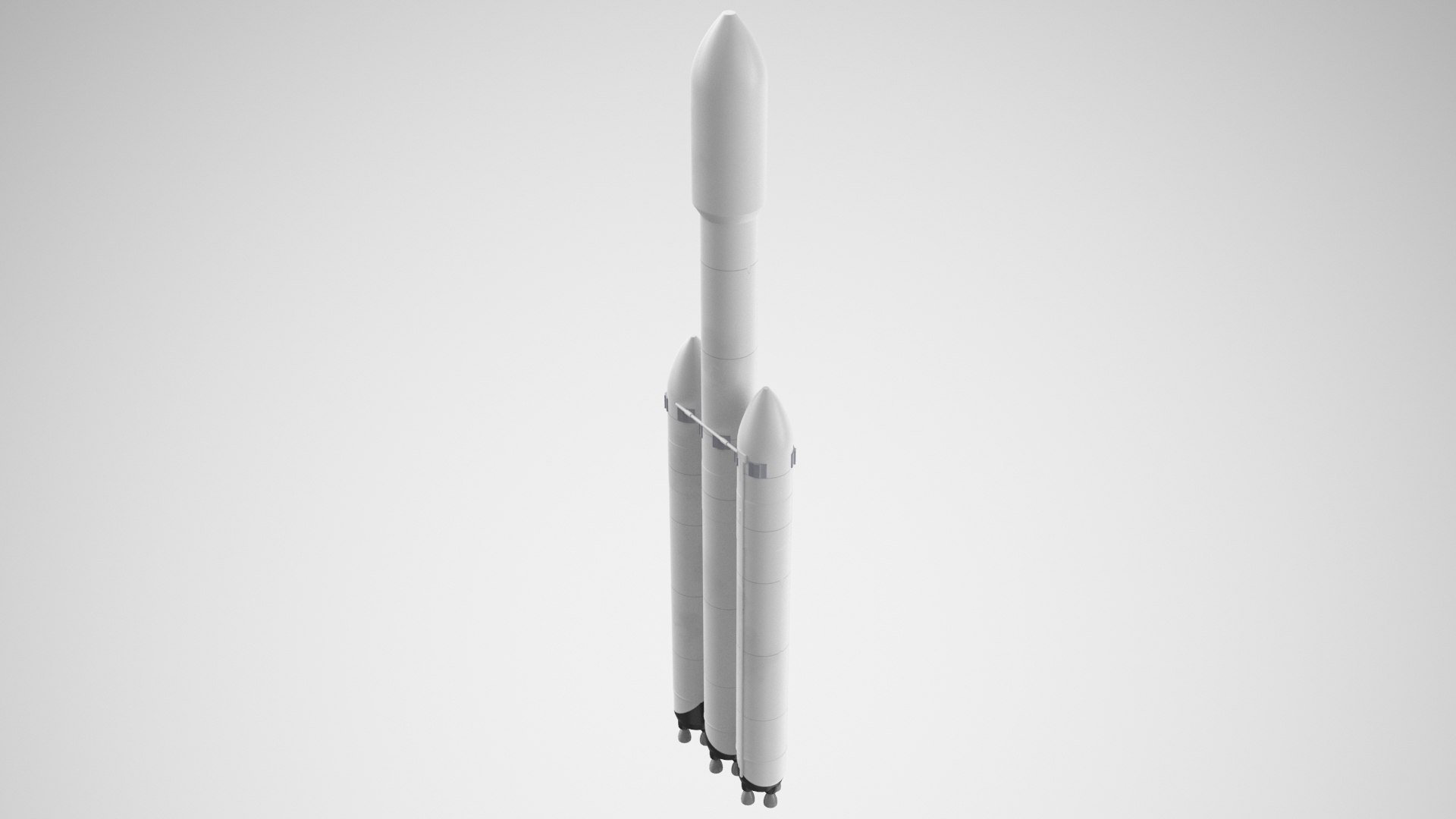 3D Falcon Heavy Rocket - TurboSquid 1543495
