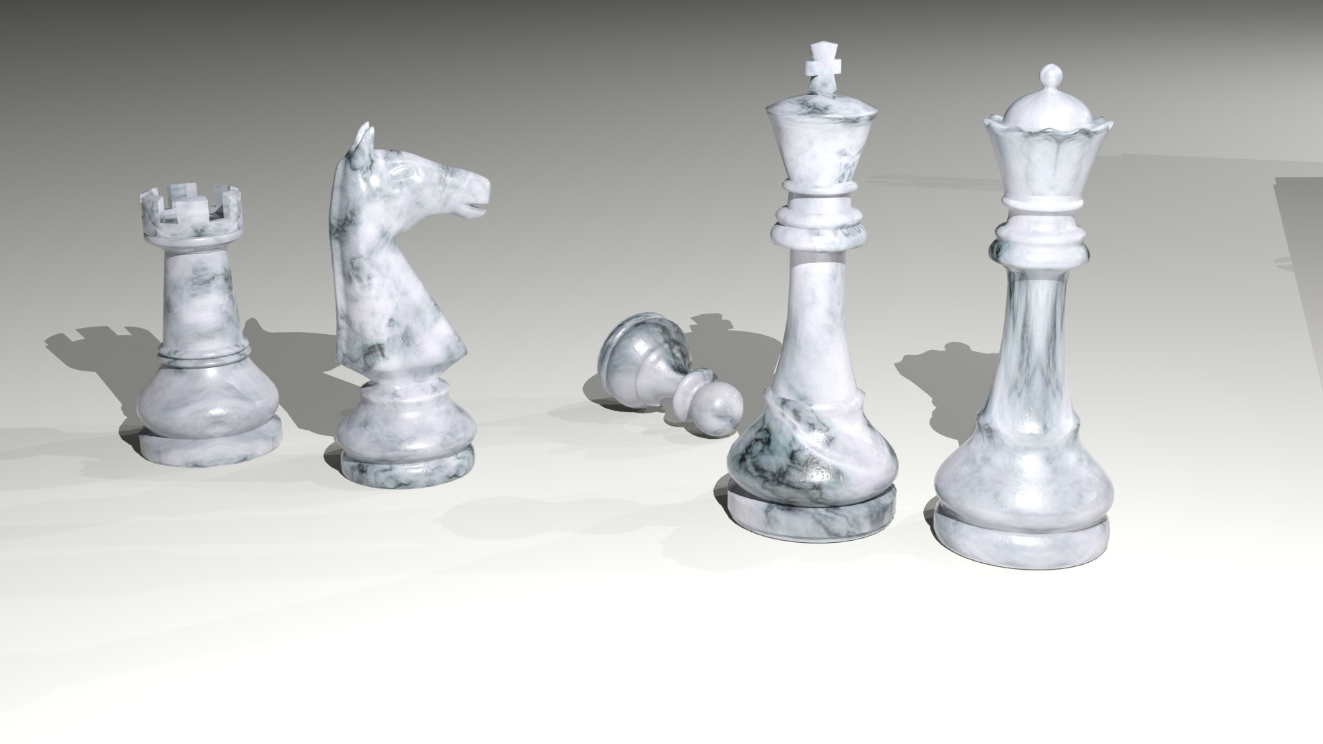 Chess Set Pawn Bishop 3D Model - TurboSquid 1366532