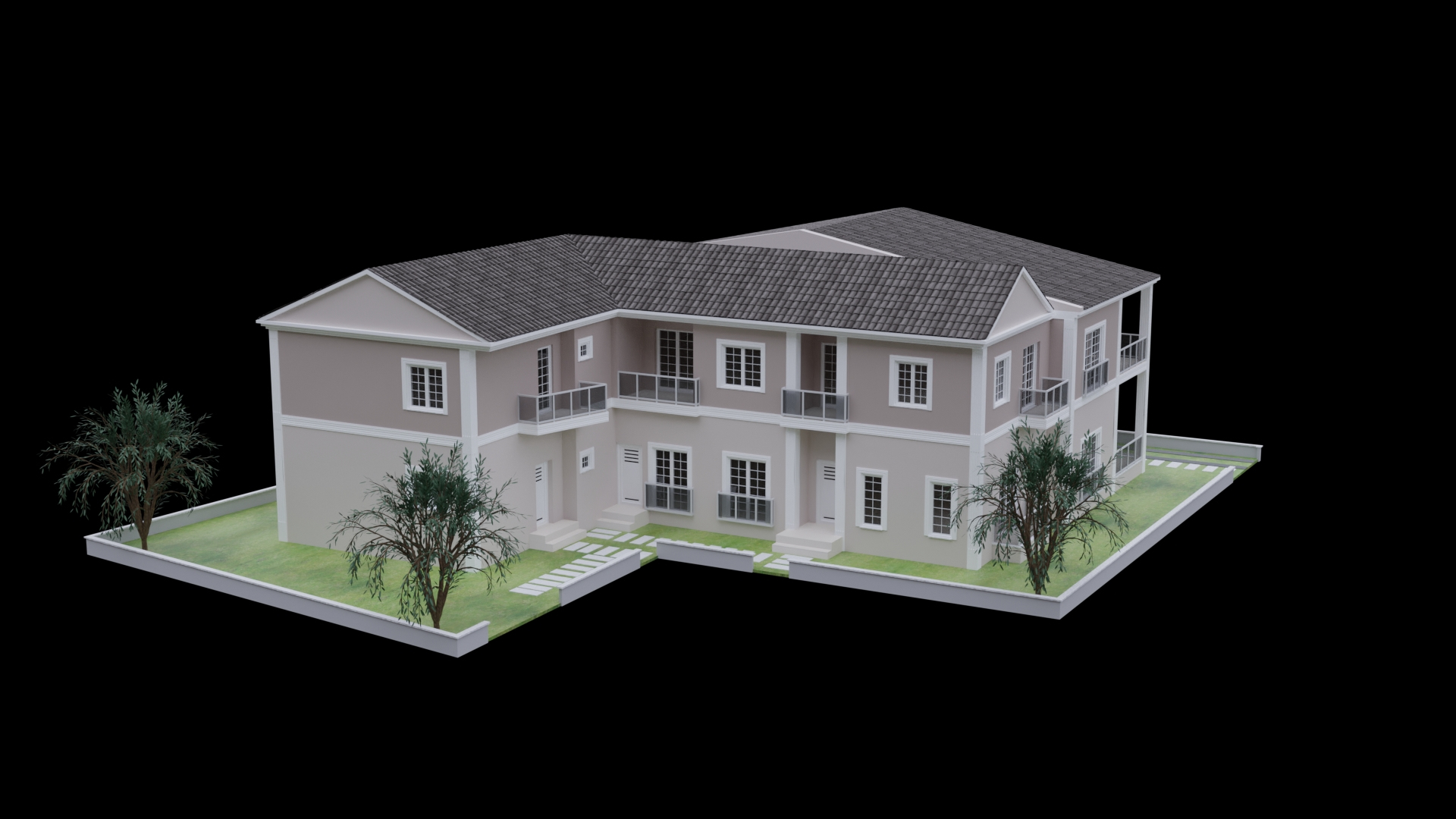 3D House Model B - TurboSquid 1741750