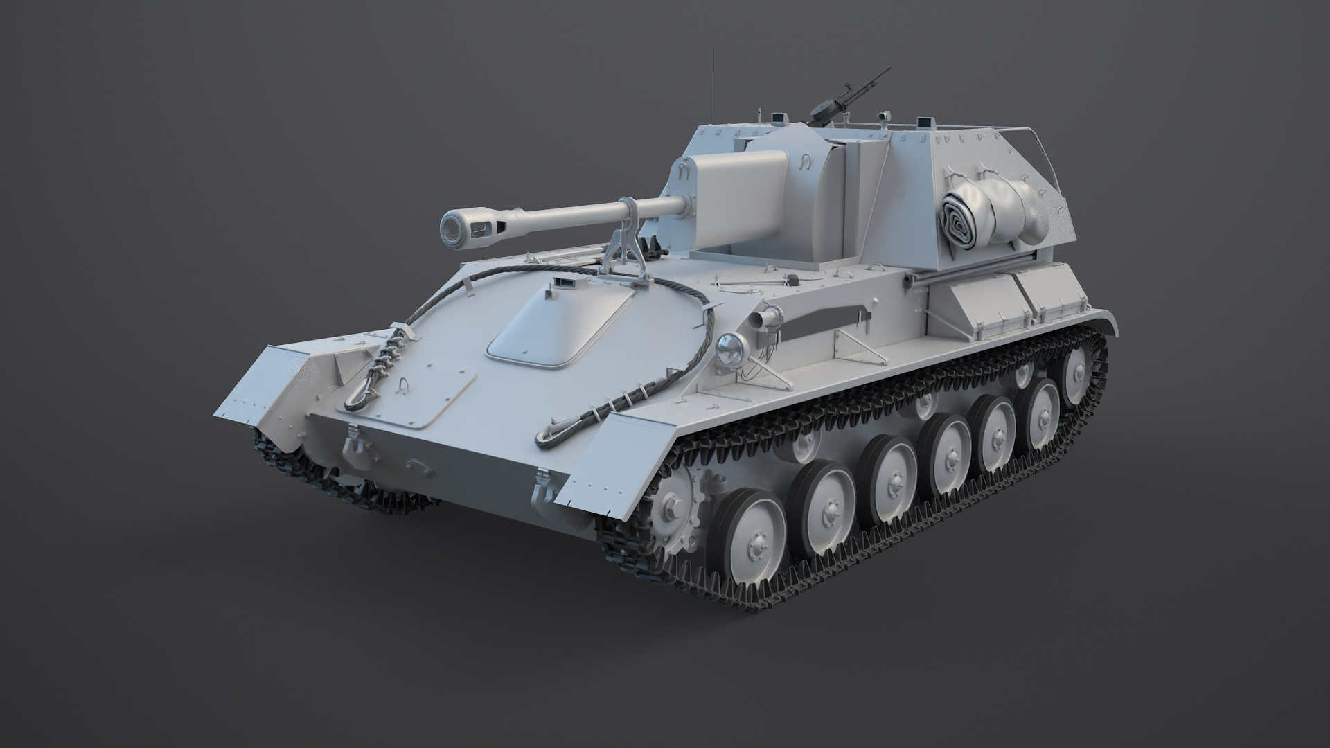3D SU-76M High-Poly - TurboSquid 1992224