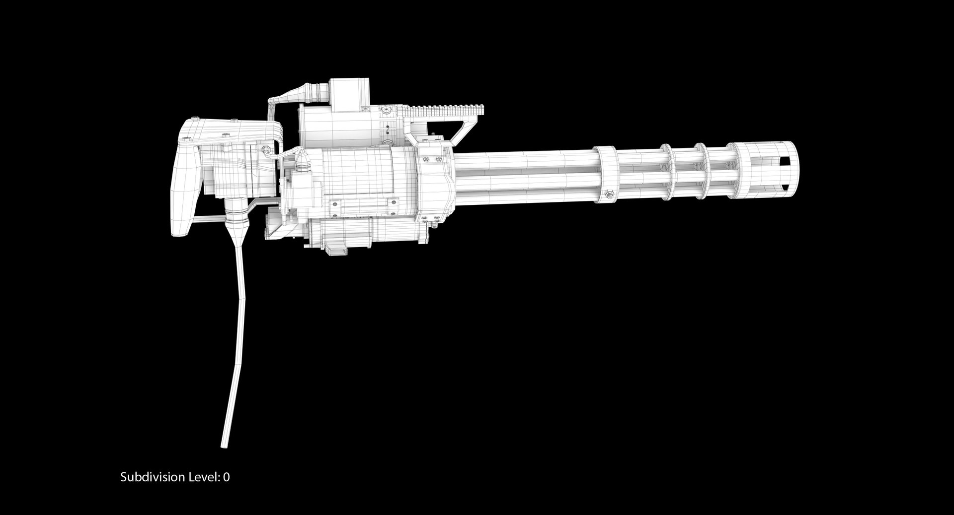 3D M134 Minigun - TurboSquid 1242541