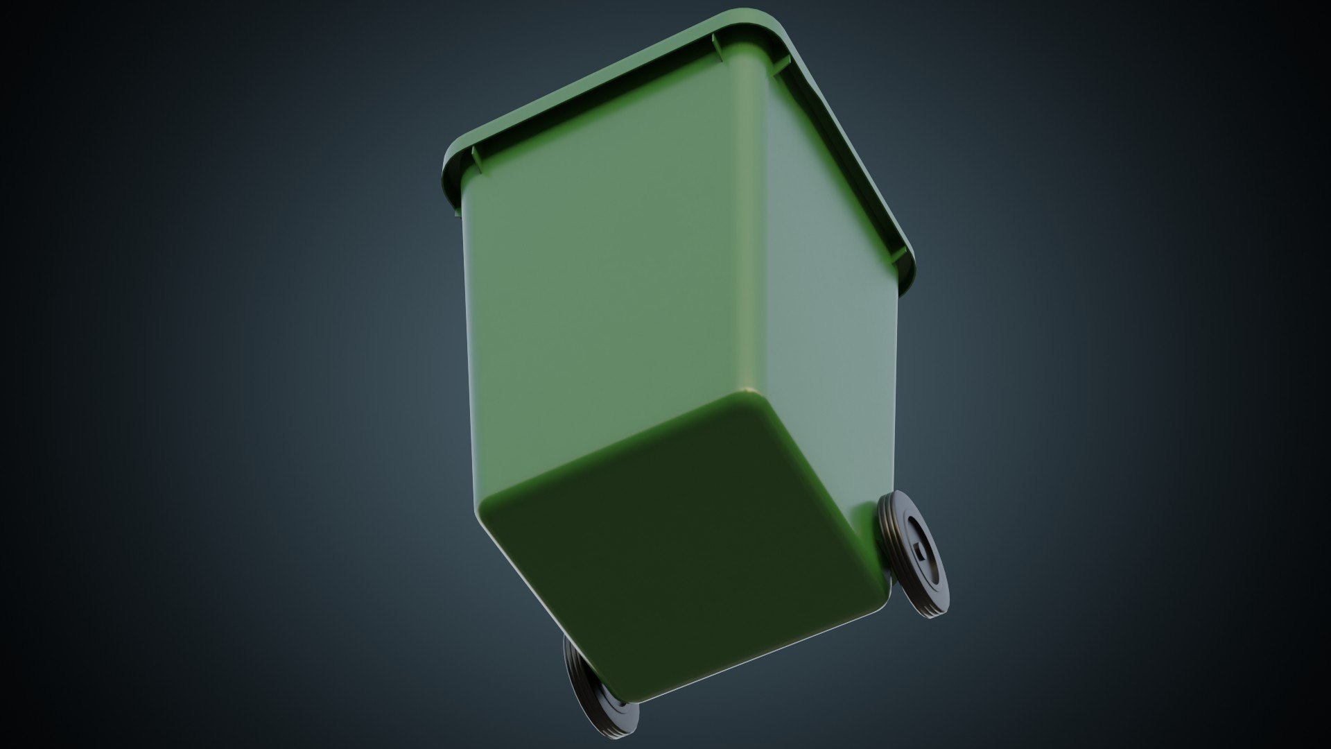 3D Wheeled Bin 1A - TurboSquid 2310751