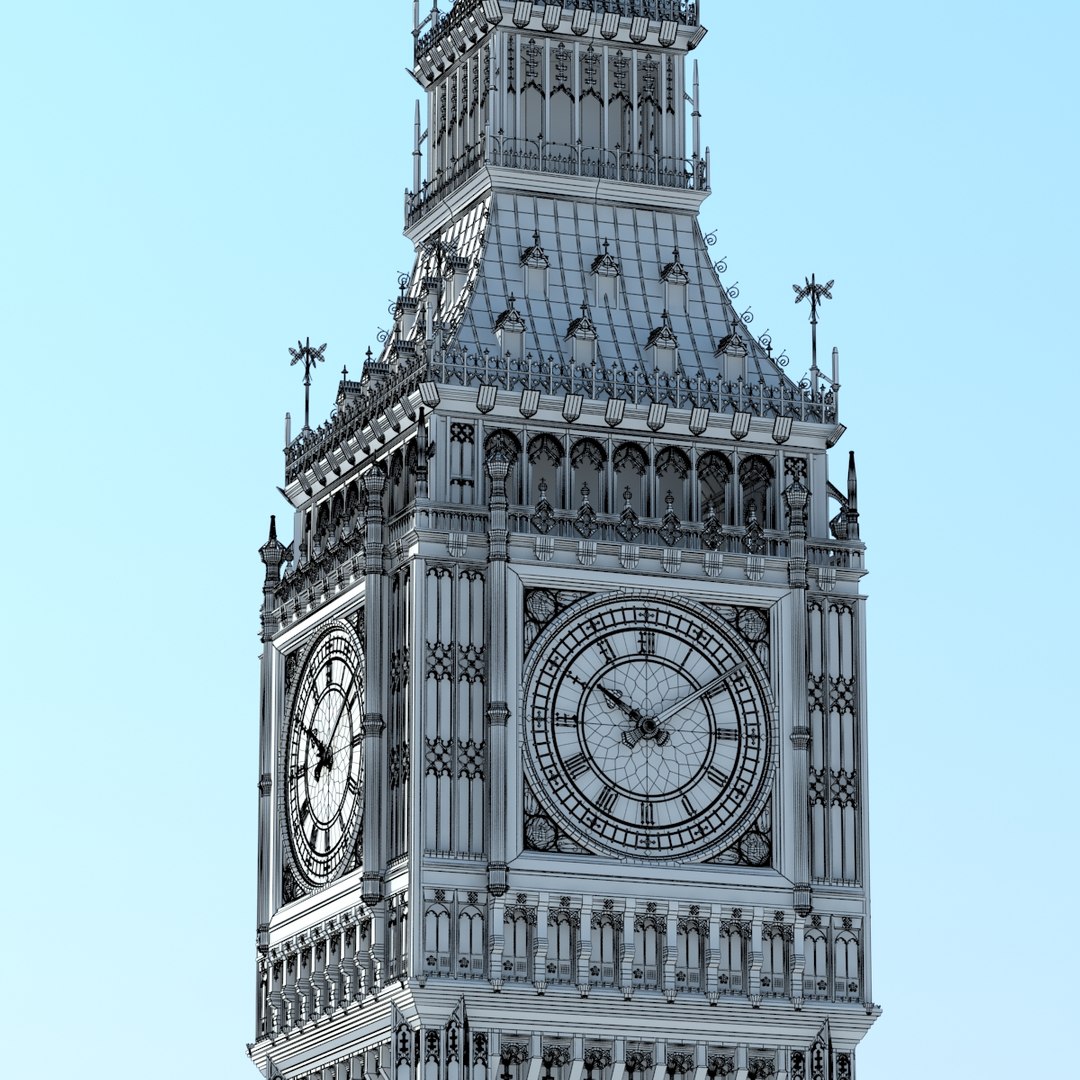 3d model big ben