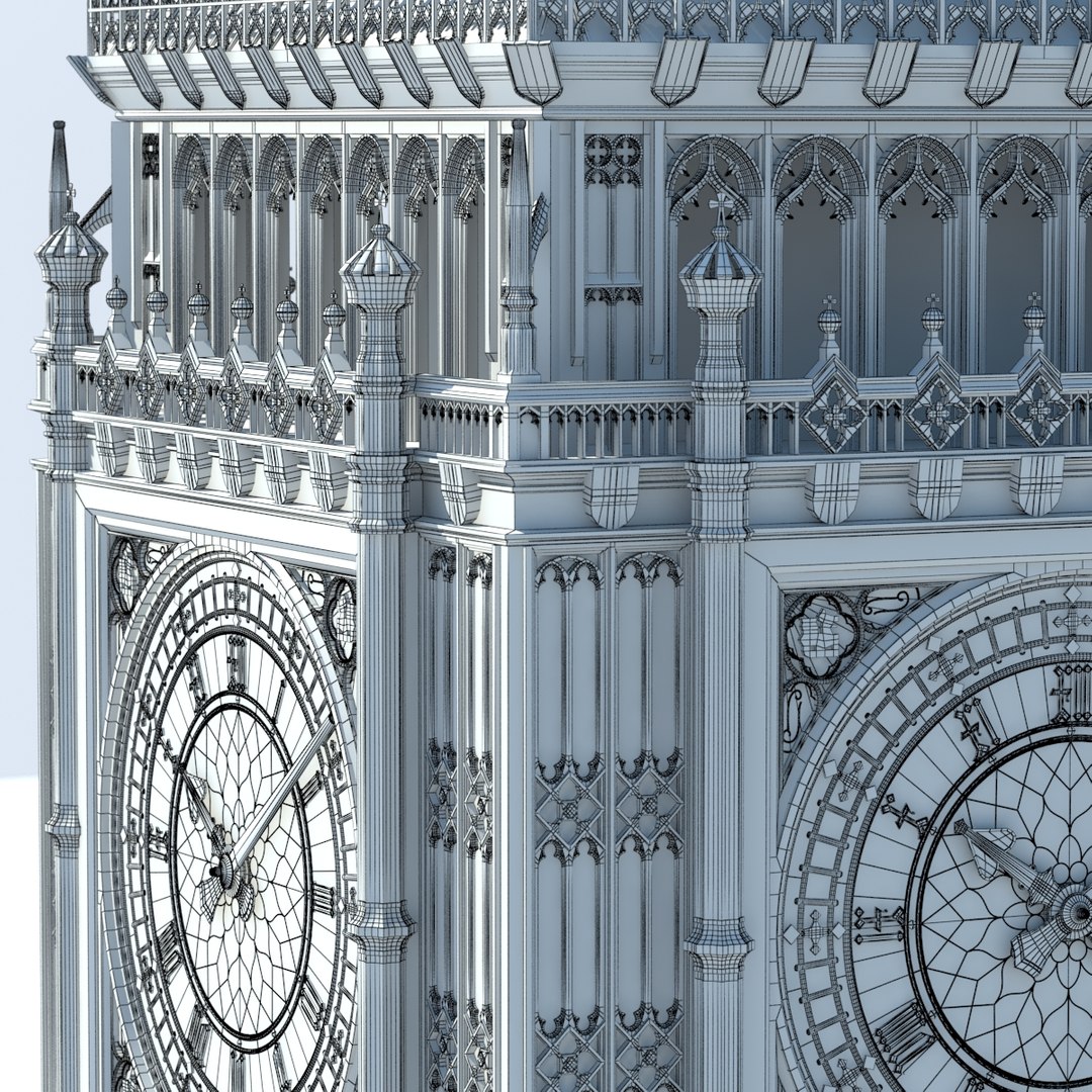 3d model big ben