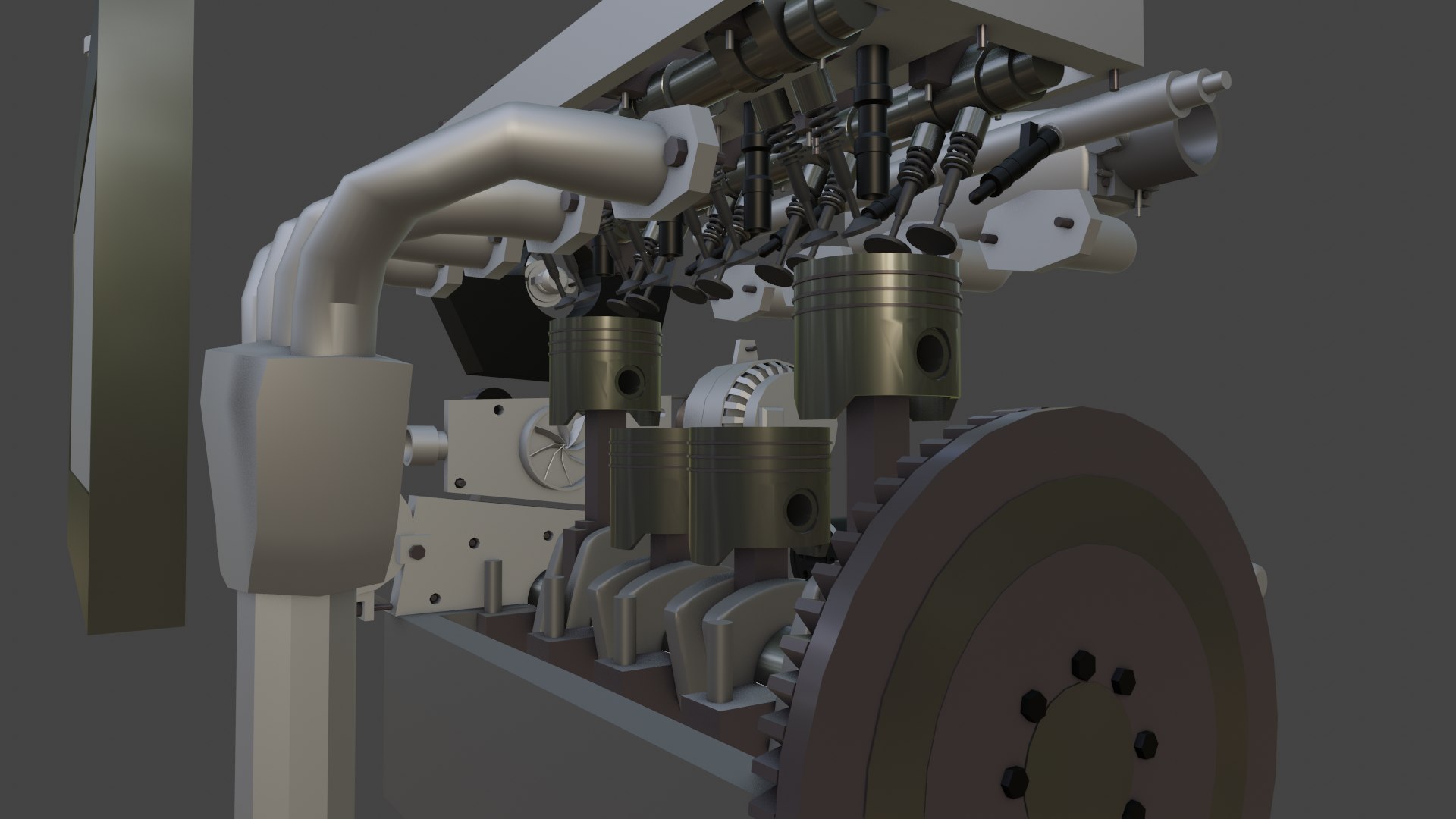 3D Car Engine - TurboSquid 2073150