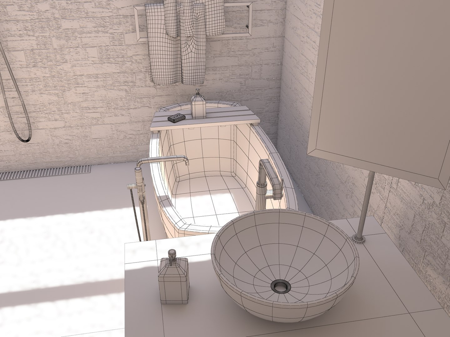 Bathroom 44 3D - TurboSquid 1986623