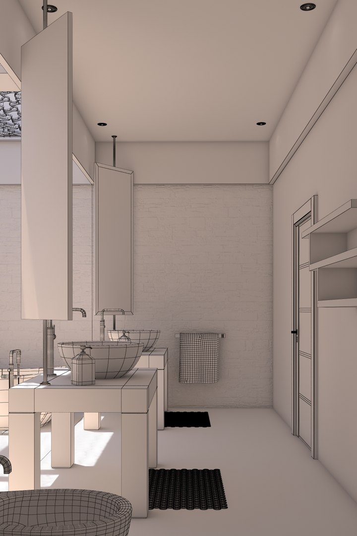 Bathroom 44 3D - TurboSquid 1986623