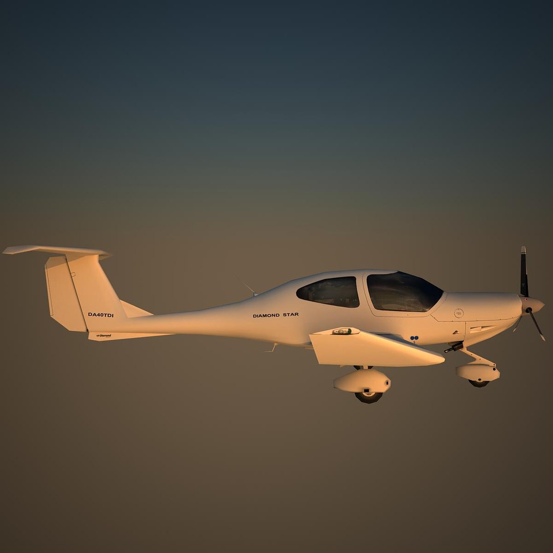 3d Diamond Da40 Basic Aircraft