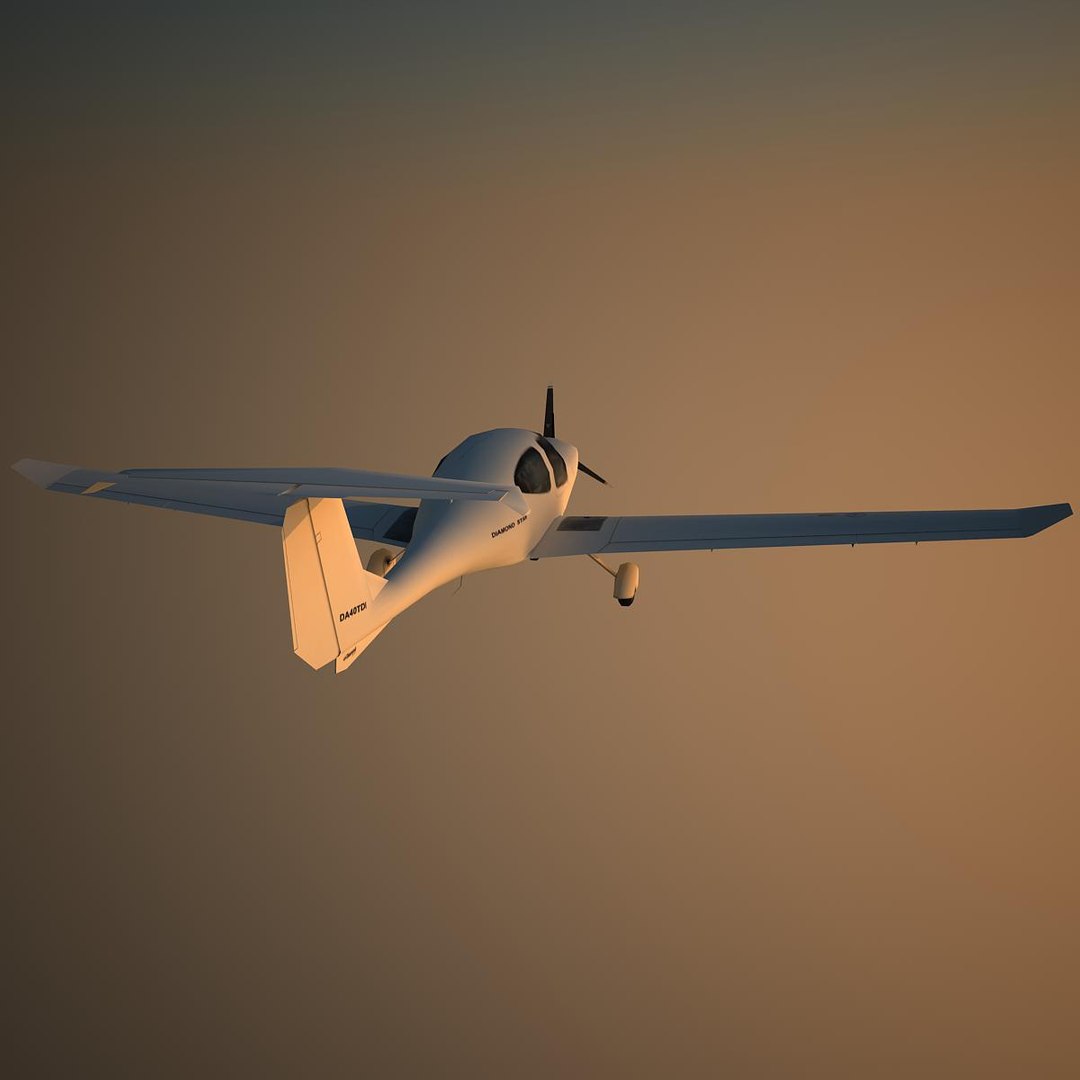 3d Diamond Da40 Basic Aircraft