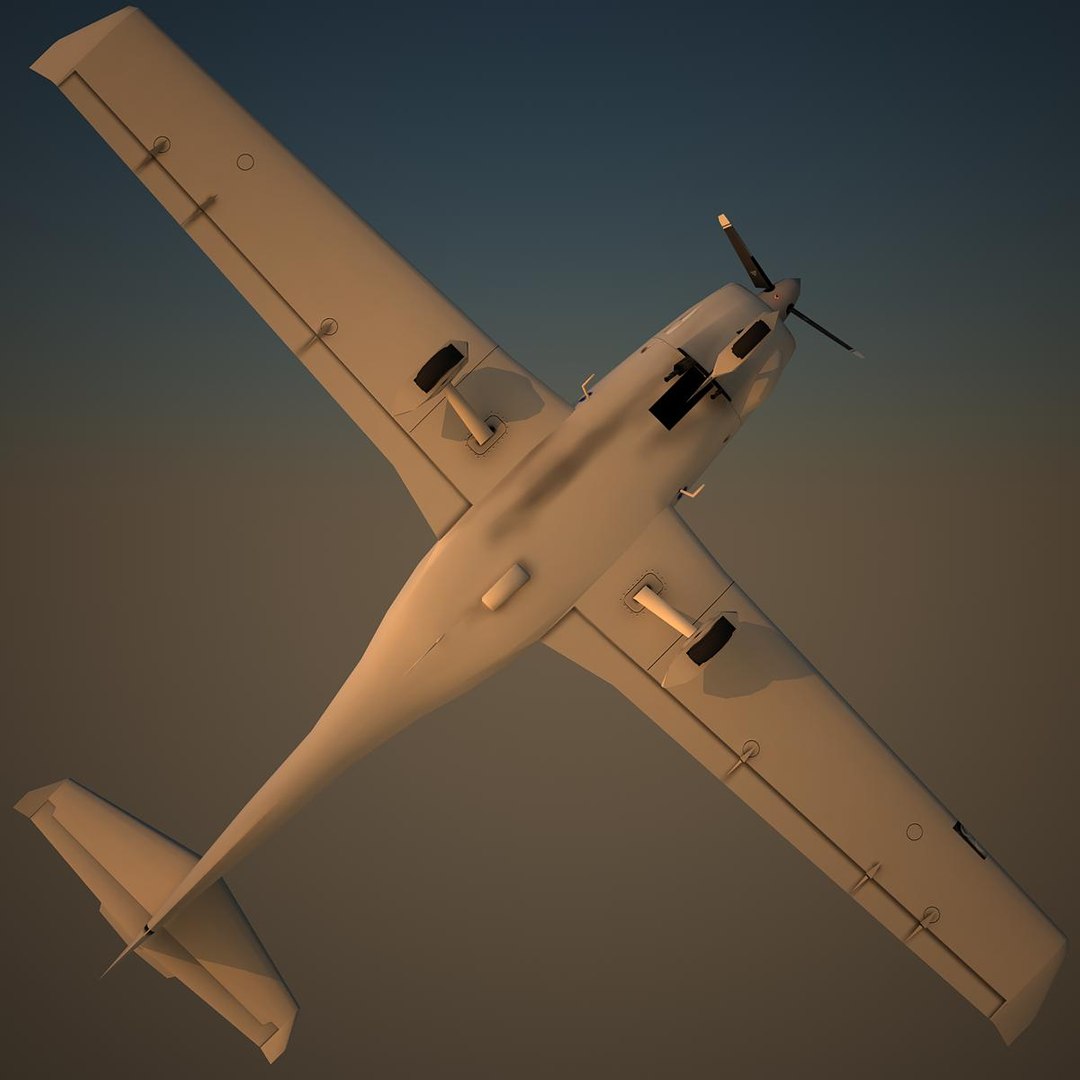 3d Diamond Da40 Basic Aircraft