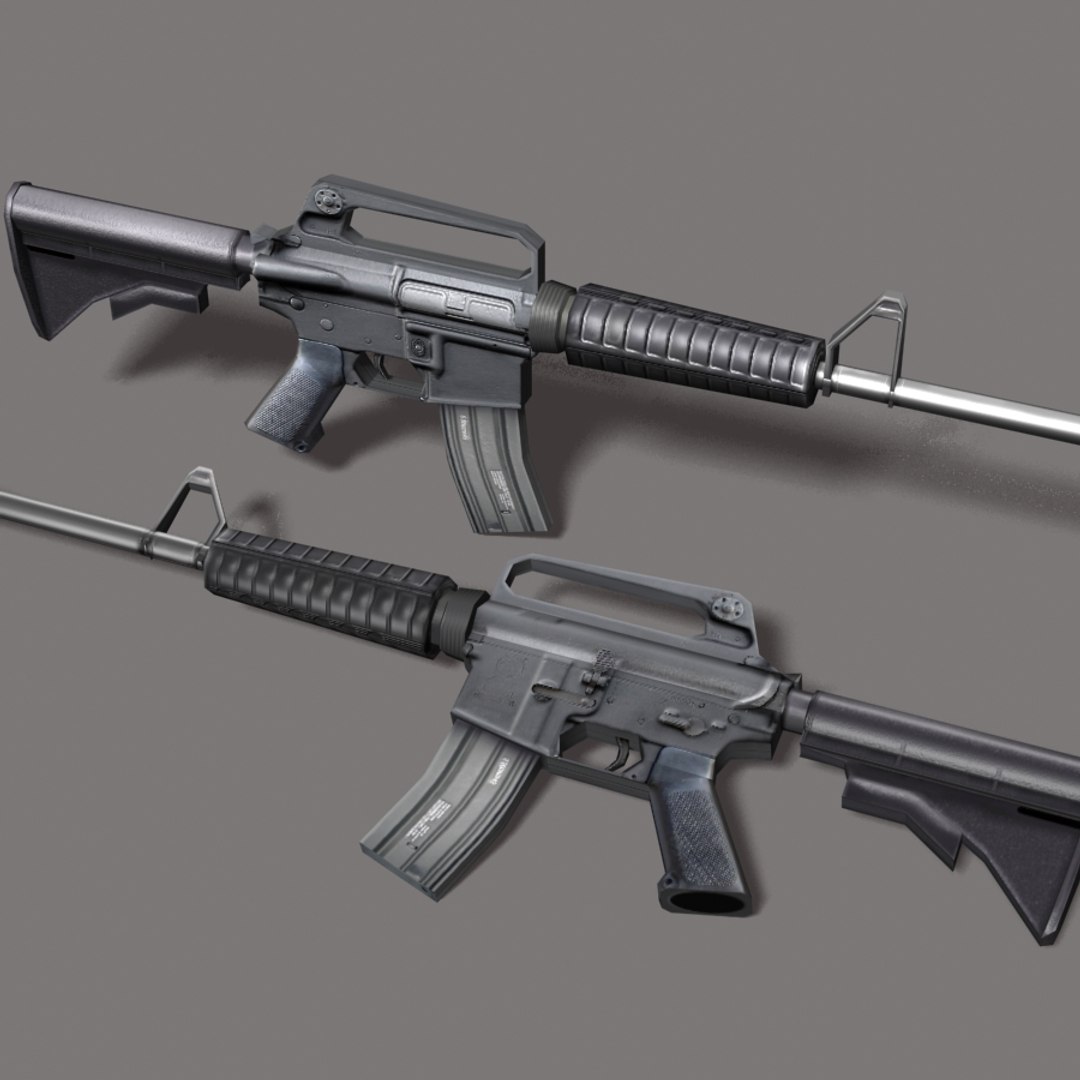 3d M4 Carbiner Model