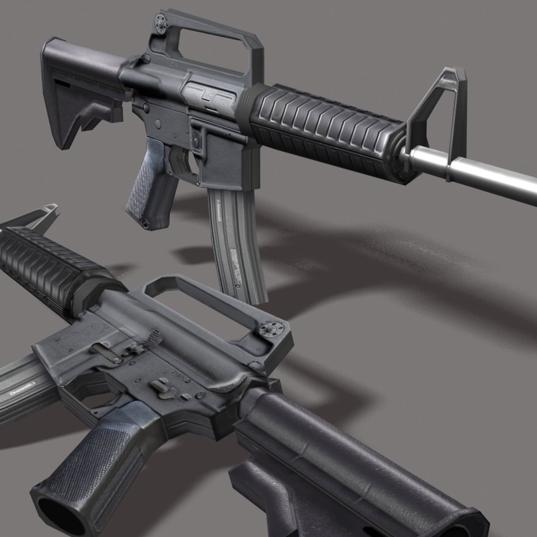 3d M4 Carbiner Model