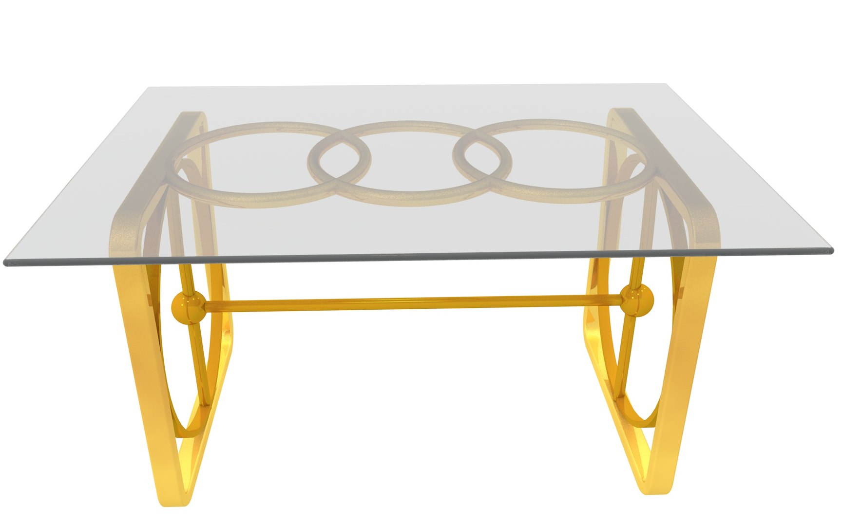 GLASS TABLE 3D Model - TurboSquid 2103619