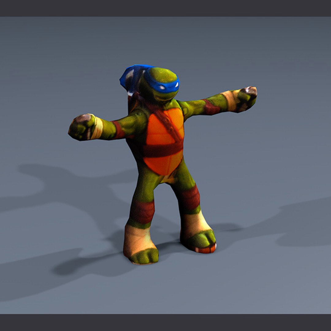 3d Ninja Turtle Model