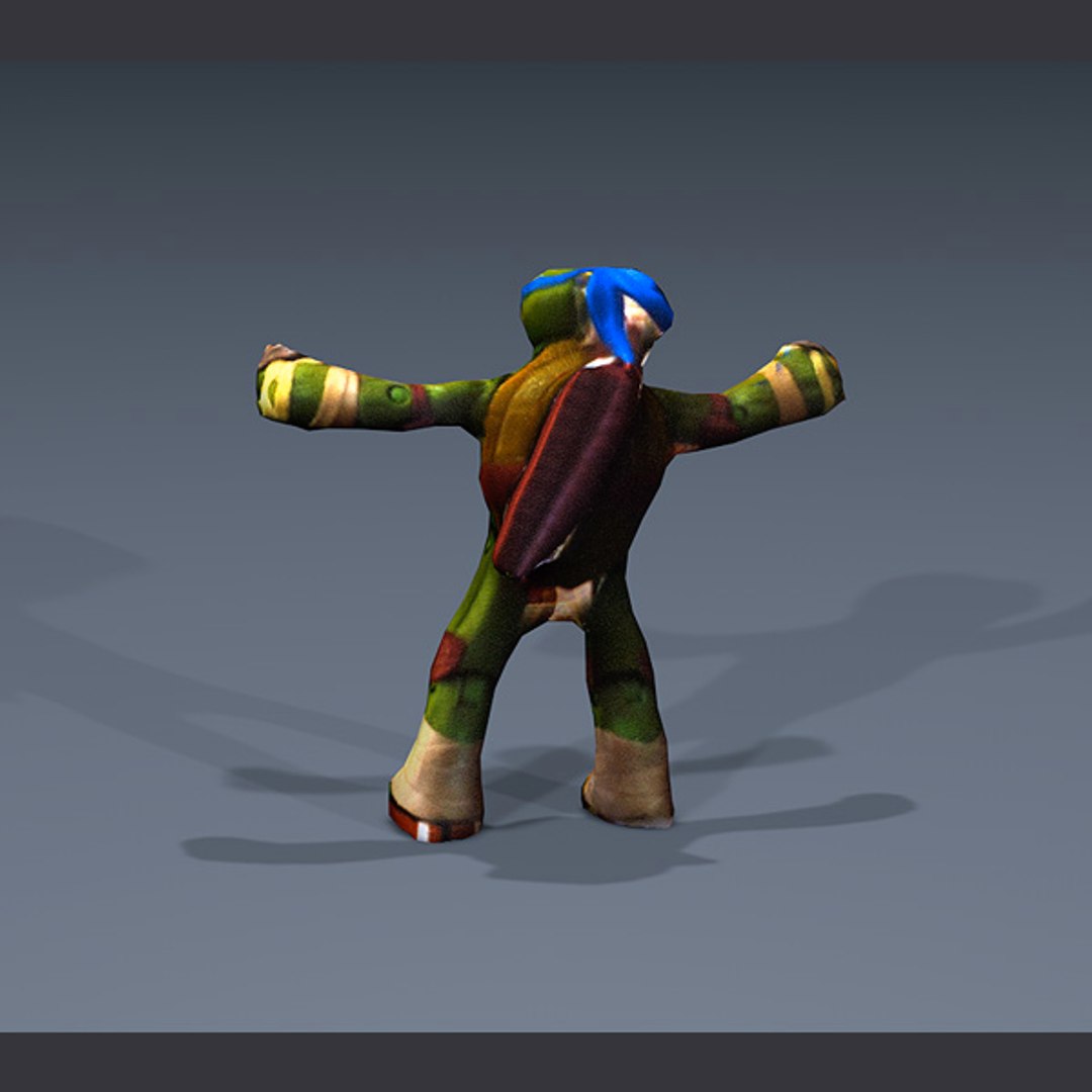 3d Ninja Turtle Model