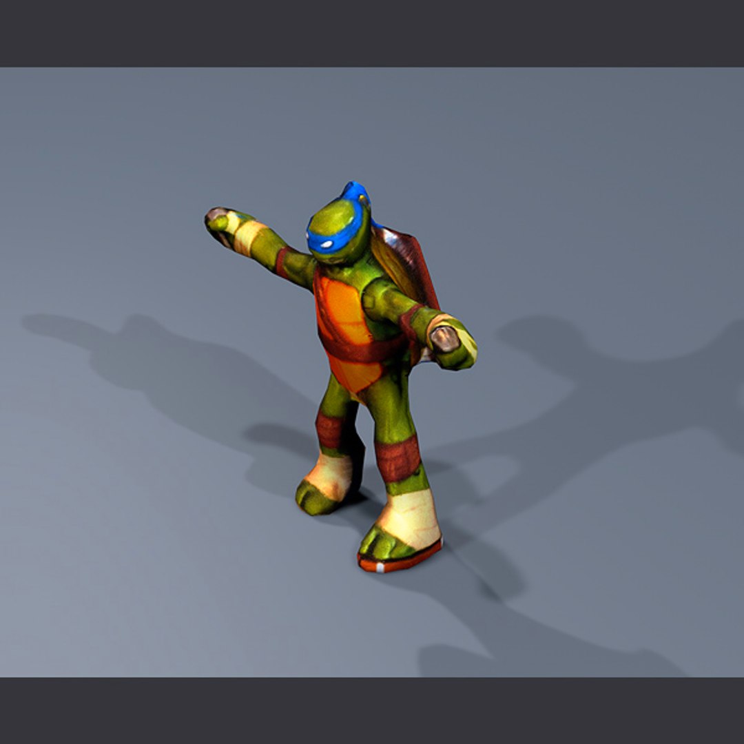 3d Ninja Turtle Model