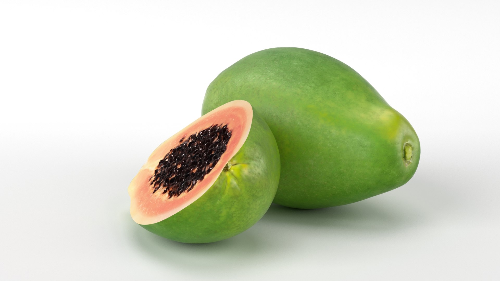 3D Model Realistic Papaya1 - TurboSquid 1915239