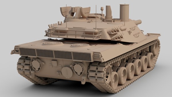 Cold mbt 70 tank 3D model - TurboSquid 1564541