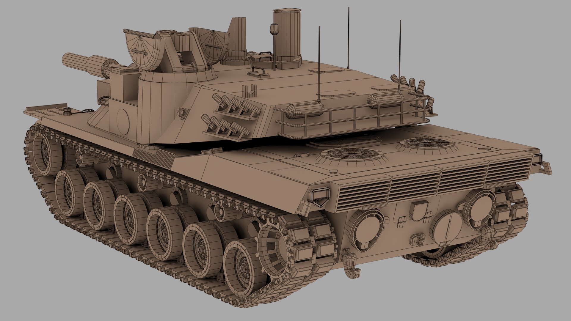 Cold Mbt 70 Tank 3D Model - TurboSquid 1564541
