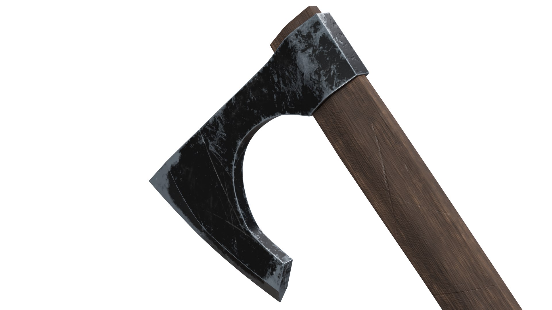 3D Battle Axe V2 Damaged - TurboSquid 2369672