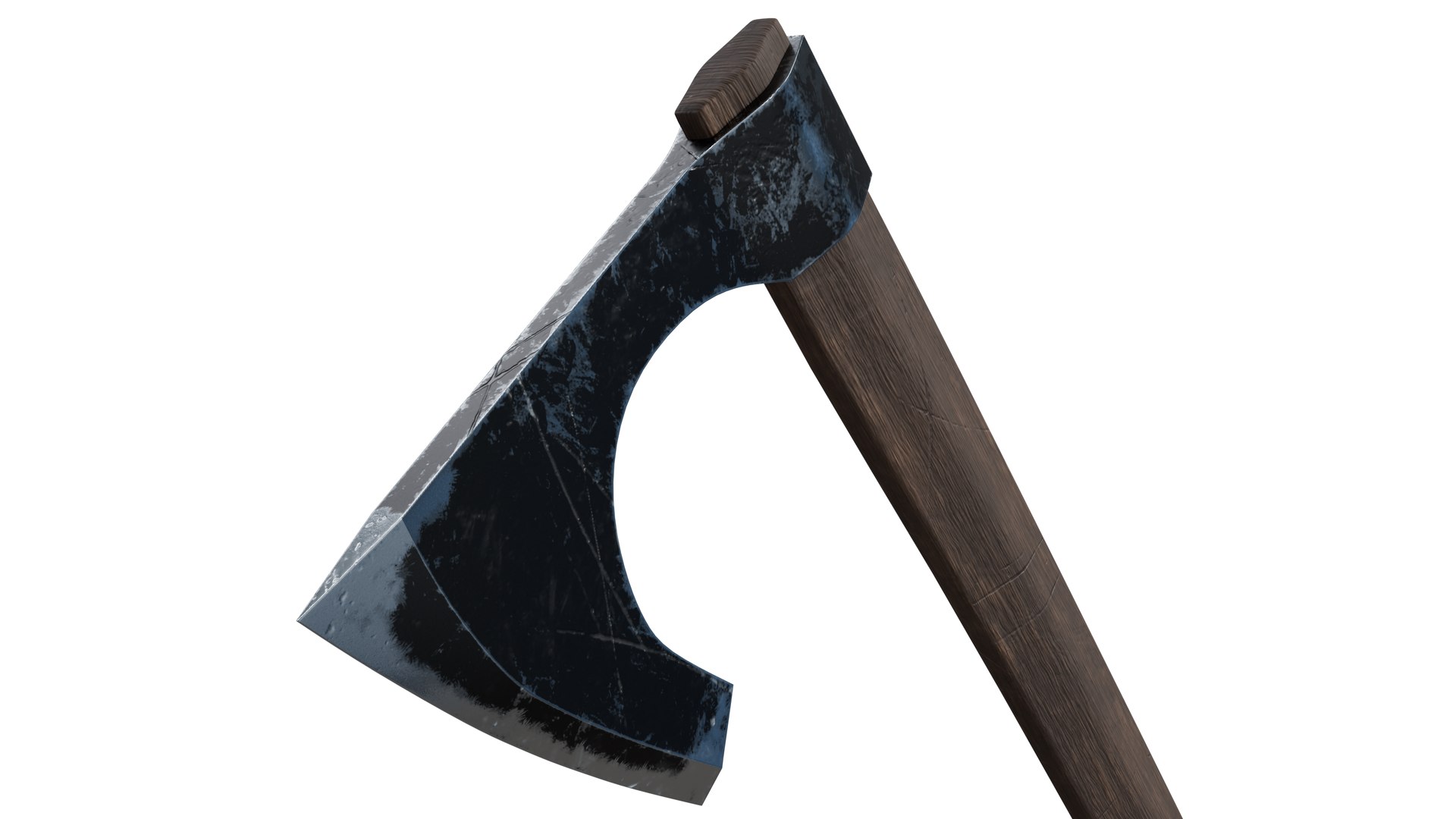 3D Battle Axe V2 Damaged - TurboSquid 2369672