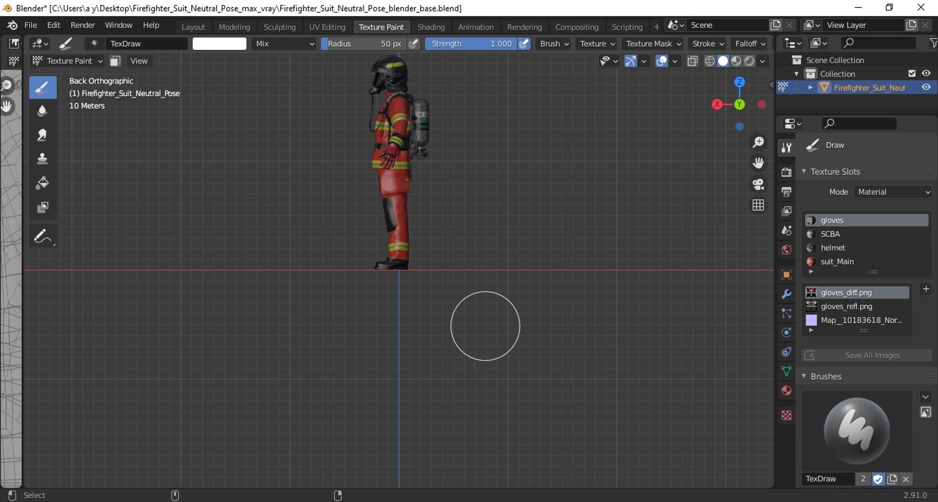 3D Model Firefighter Suit Neutral Pose - TurboSquid 1680638